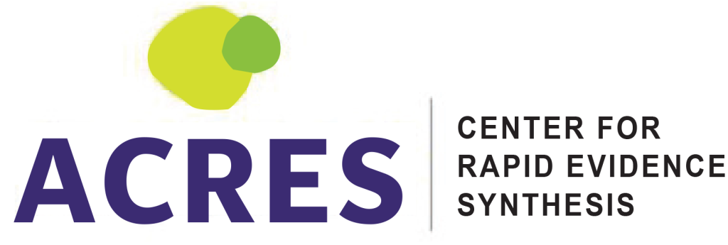 Evidence Gap Maps – ACRES